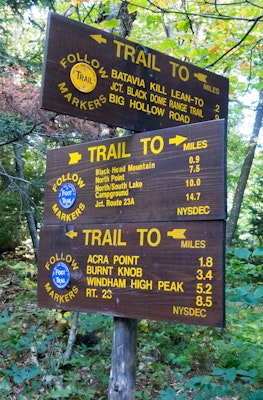 Backpack the Catskill's Escarpment Trail, Escarpment Trail