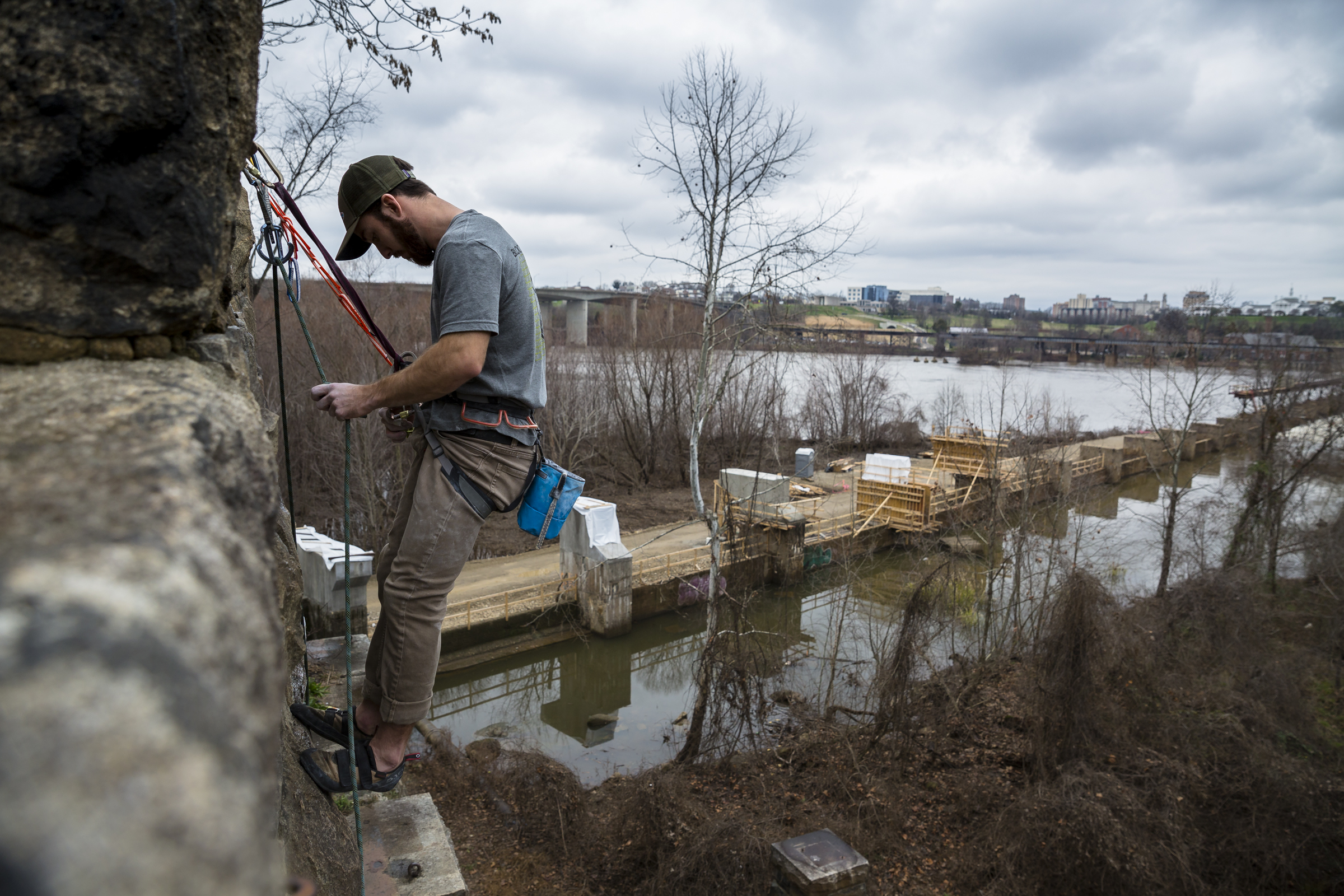 Climb Manchester Wall, Richmond, Virginia