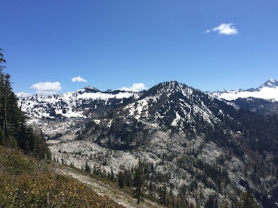 Hike to the Caribou Lakes, Shasta-Trinity Alps, Caribou Lakes Trailhead ...