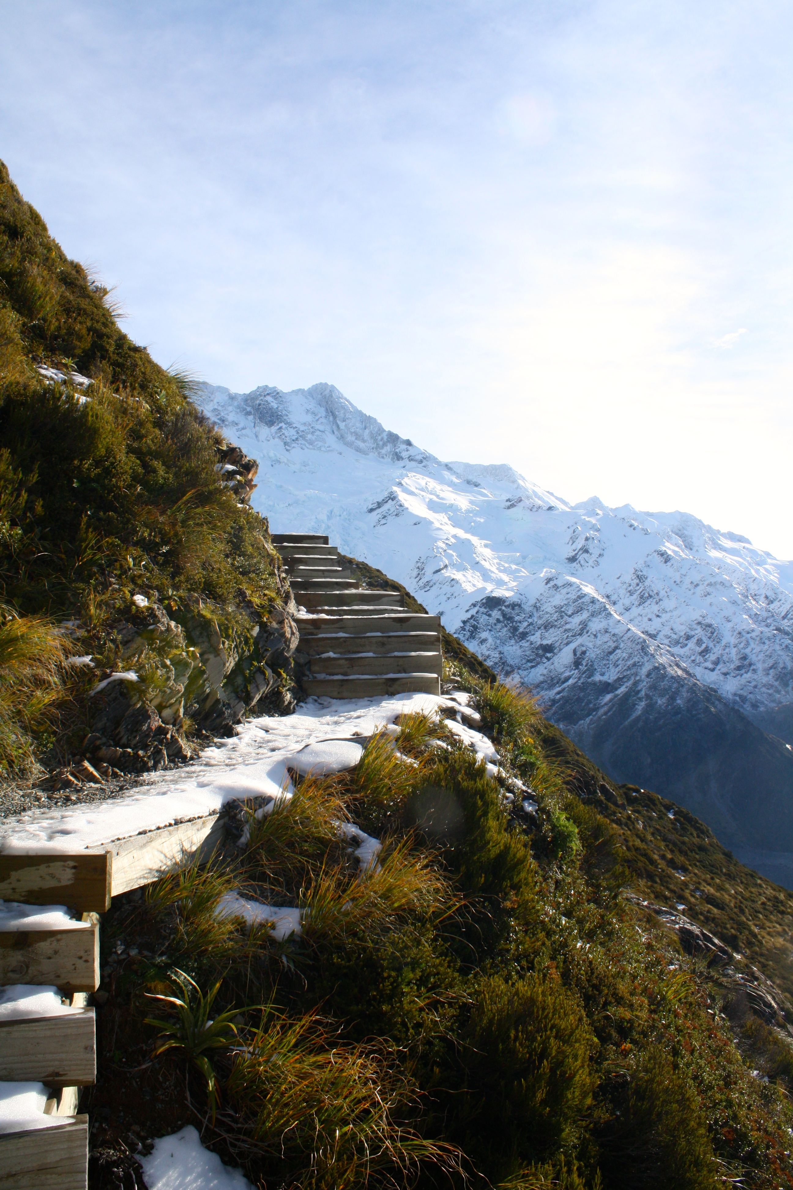 Hike to Muller Hut , Mount Cook National Park, New Zealand