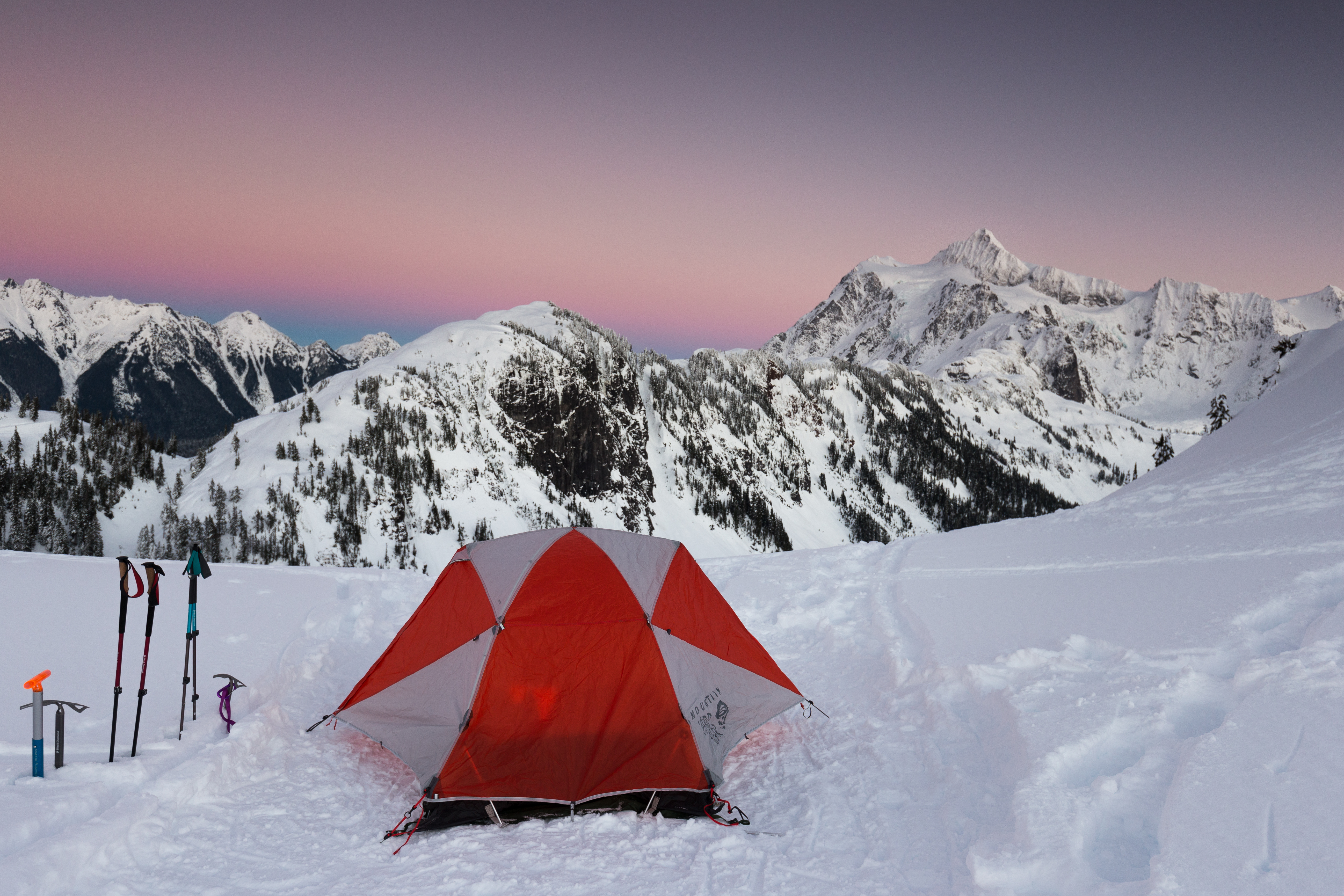 Winter Backpack to Artist Point, Deming, Washington