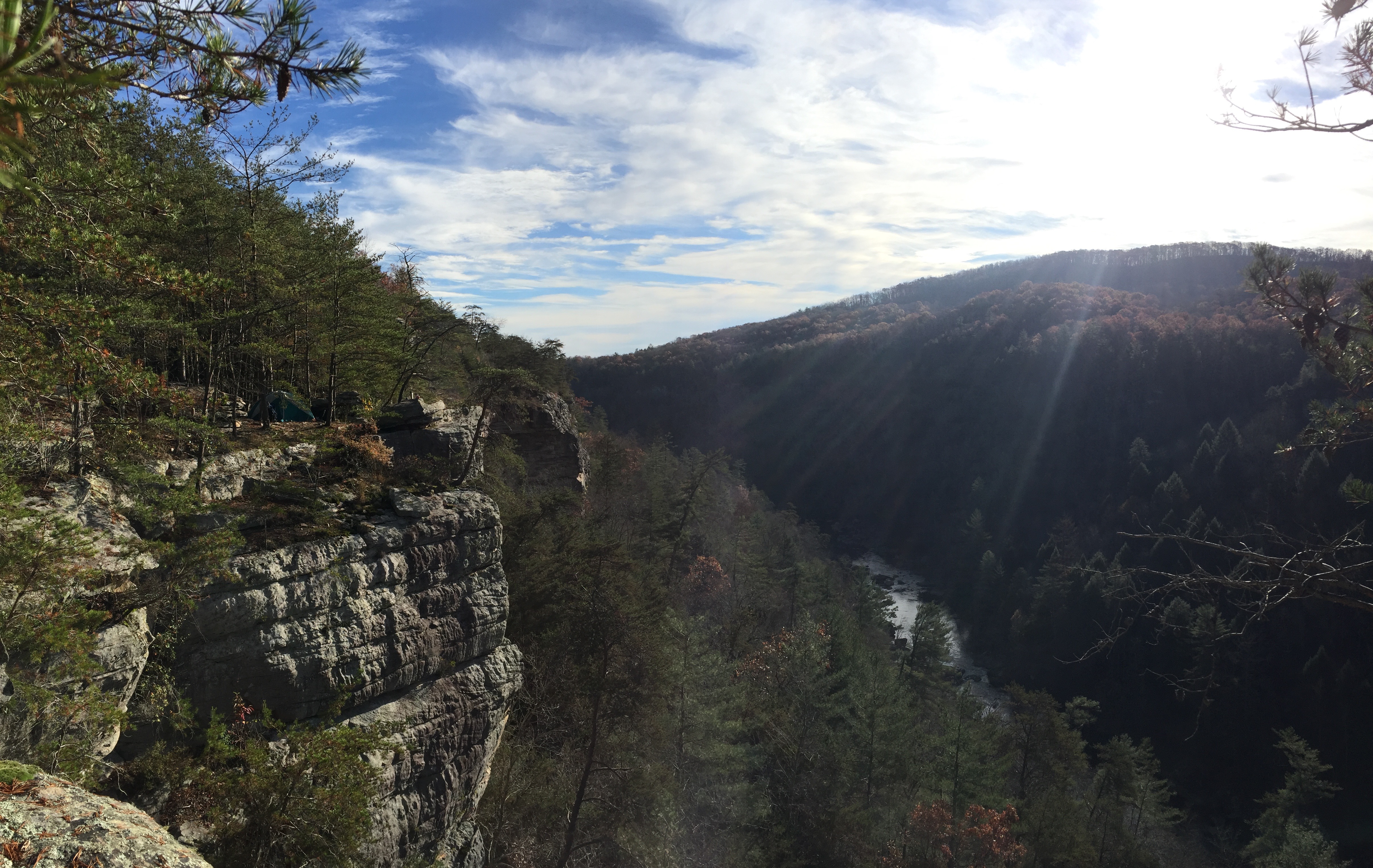 Camp at OBED Wild and Scenic River Area via the Point Trail, Lancing ...