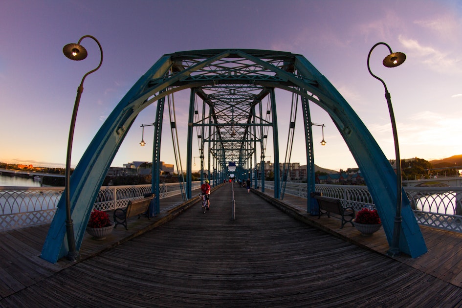 Stroll Chattanooga's Walnut Street Bridge, Chattanooga, Tennessee