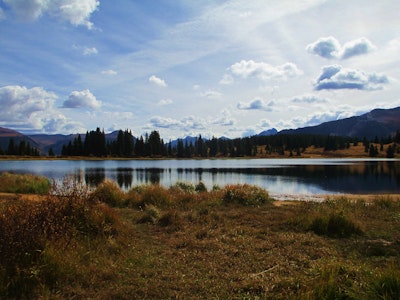 Camp at Little Molas Lake, Little Molas Campground