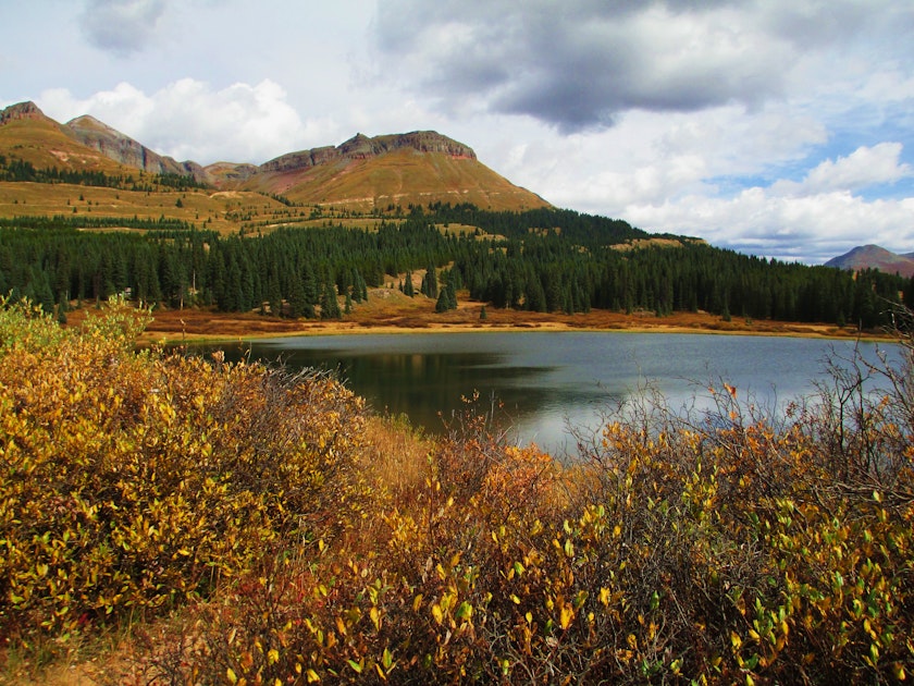 Camp at Little Molas Lake, Little Molas Campground