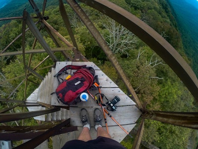 Hike to Shuckstack Fire Tower, Fontana Dam Trailhead