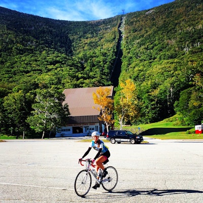 Bike Franconia Notch Bike Path , Flume Gorge Parking Area