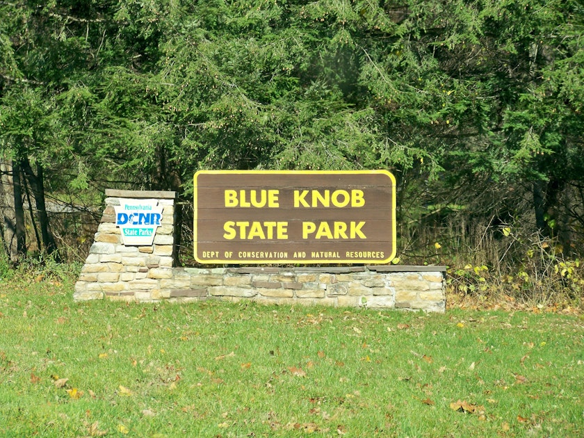 Camp at Blue Knob Park Campground, Blue Knob State Park Campground