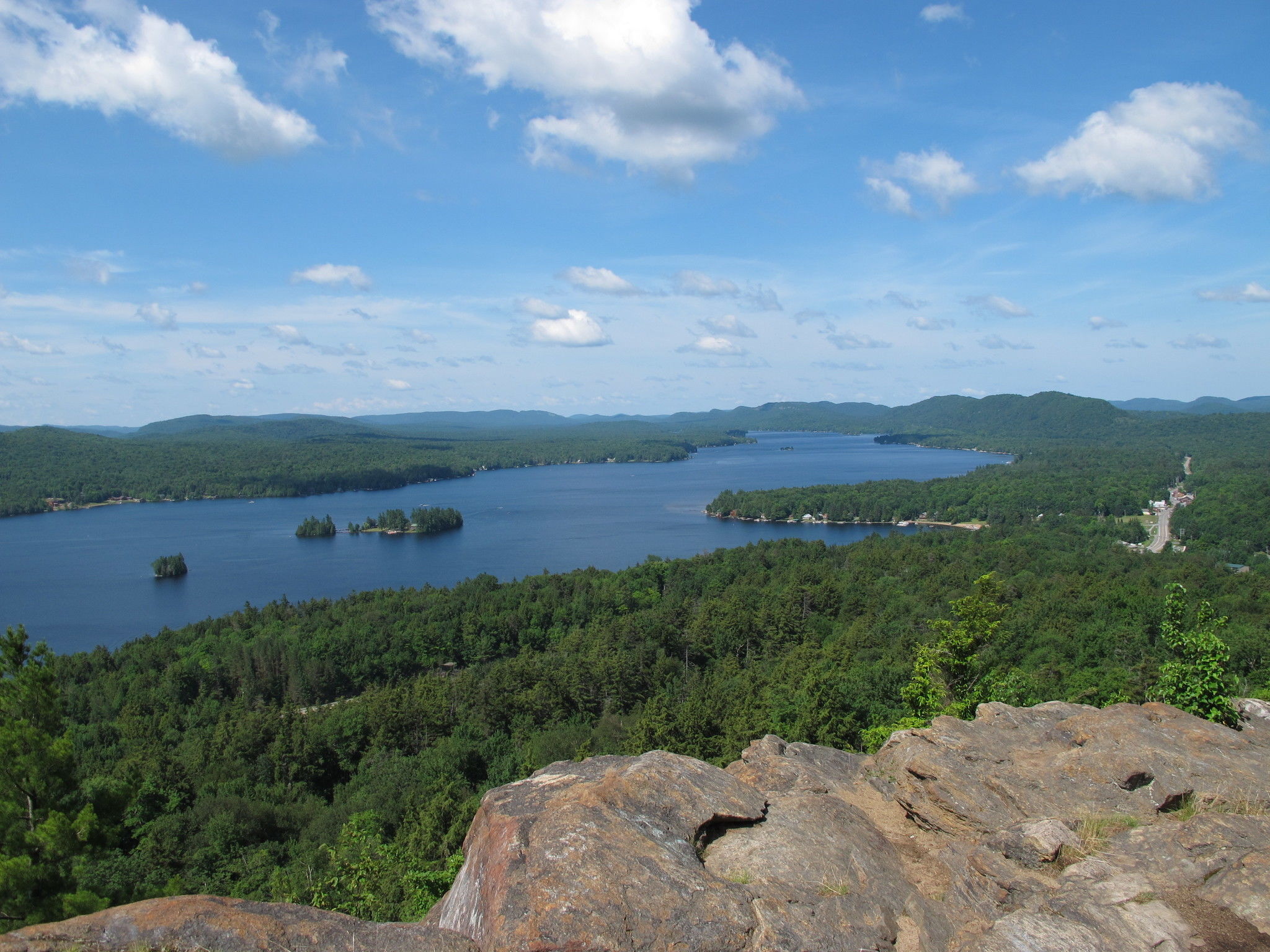 Hike Rocky Mountain Summit, Inlet, New York
