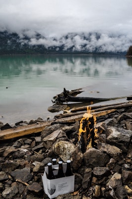 Camp at Strawberry Point , Canada