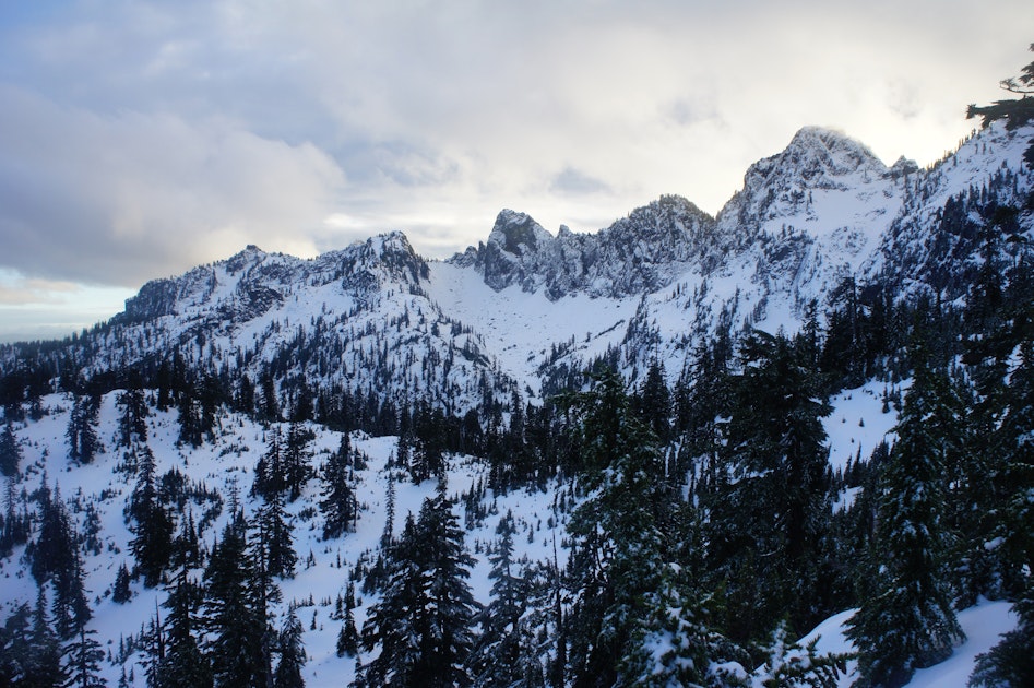 Winter Camping at Snow Lake, Snow Lake Trailhead