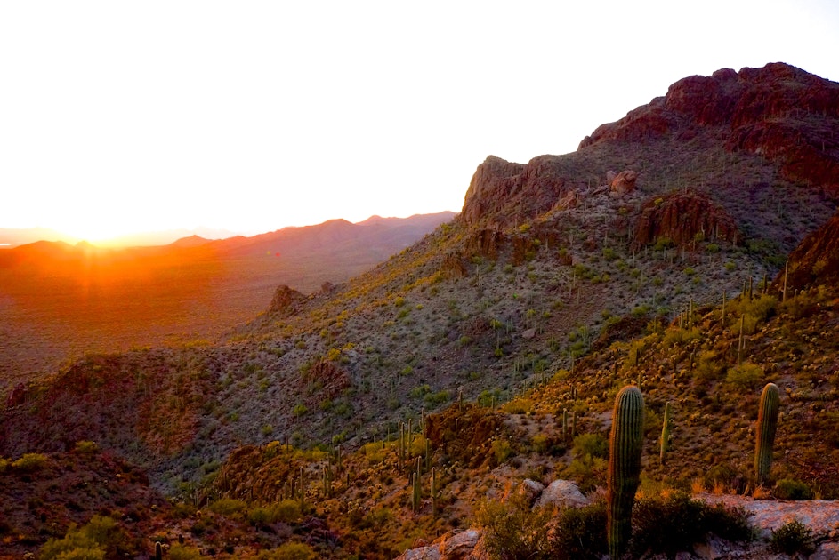 Catch The Sunset on Gates Pass, Tucson, Arizona