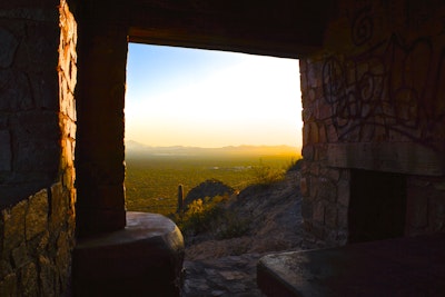 Catch The Sunset on Gates Pass, Gates Pass Parking Area