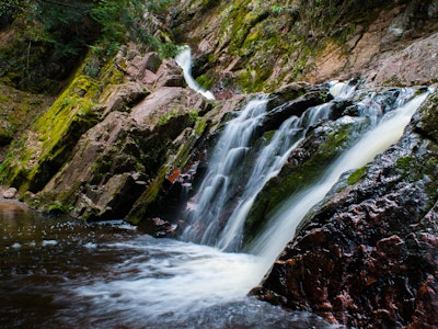 Hike to Morgan Falls, Morgan Falls Trailhead, WI
