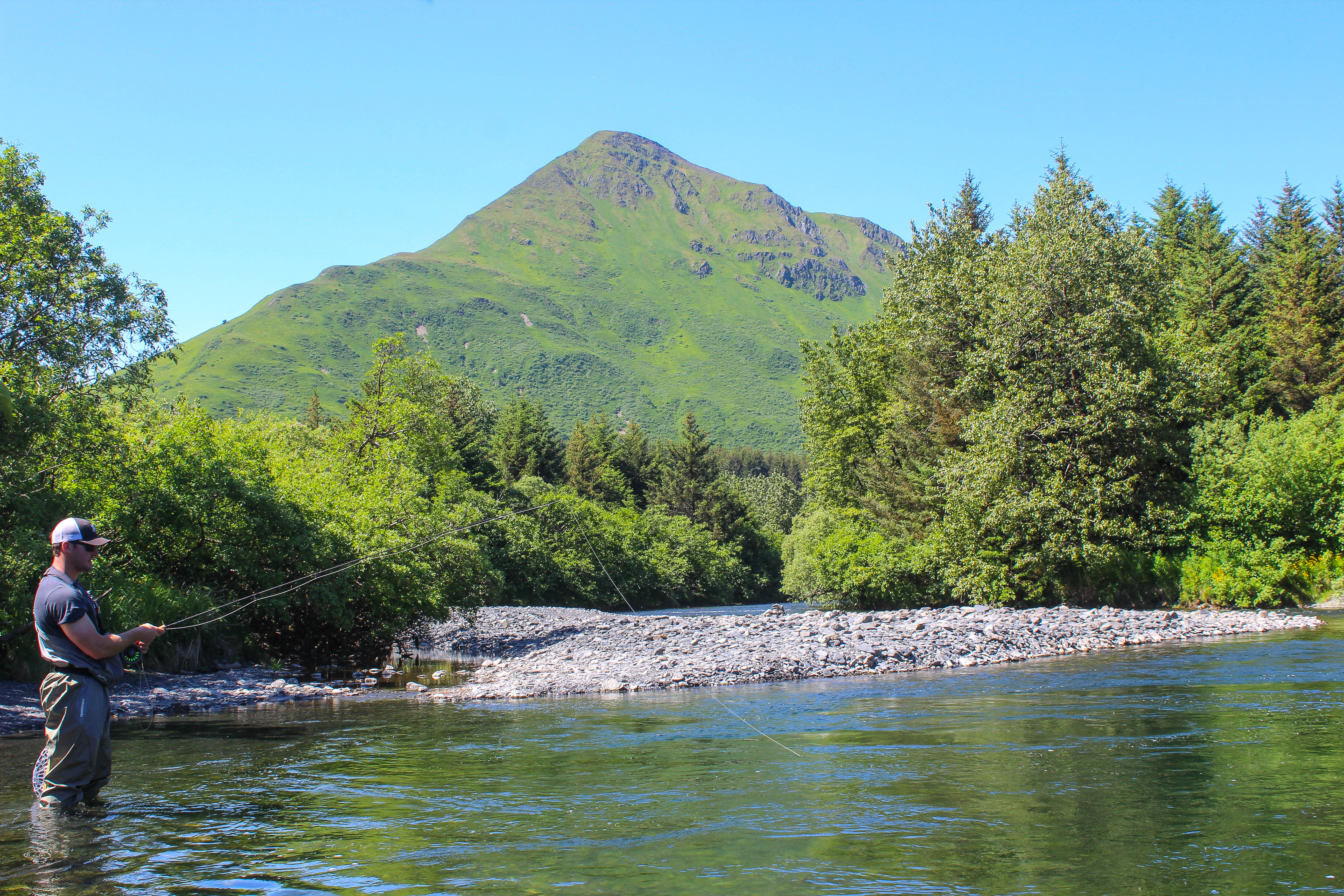 Fly Fish the Buskin River, Kodiak, Alaska