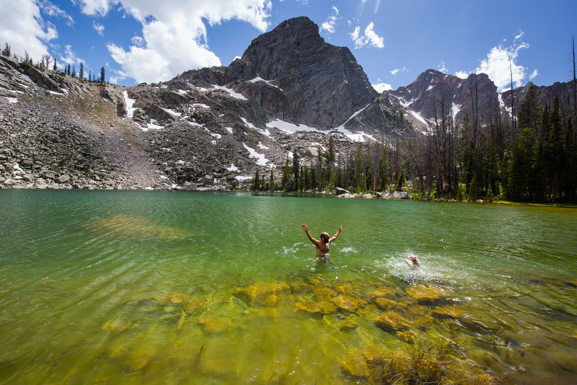 Hike to Shirley Lake, Cora, Wyoming