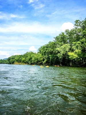 Canoe or Kayak the Upper James River, Horseshoe Bend Boat Ramp