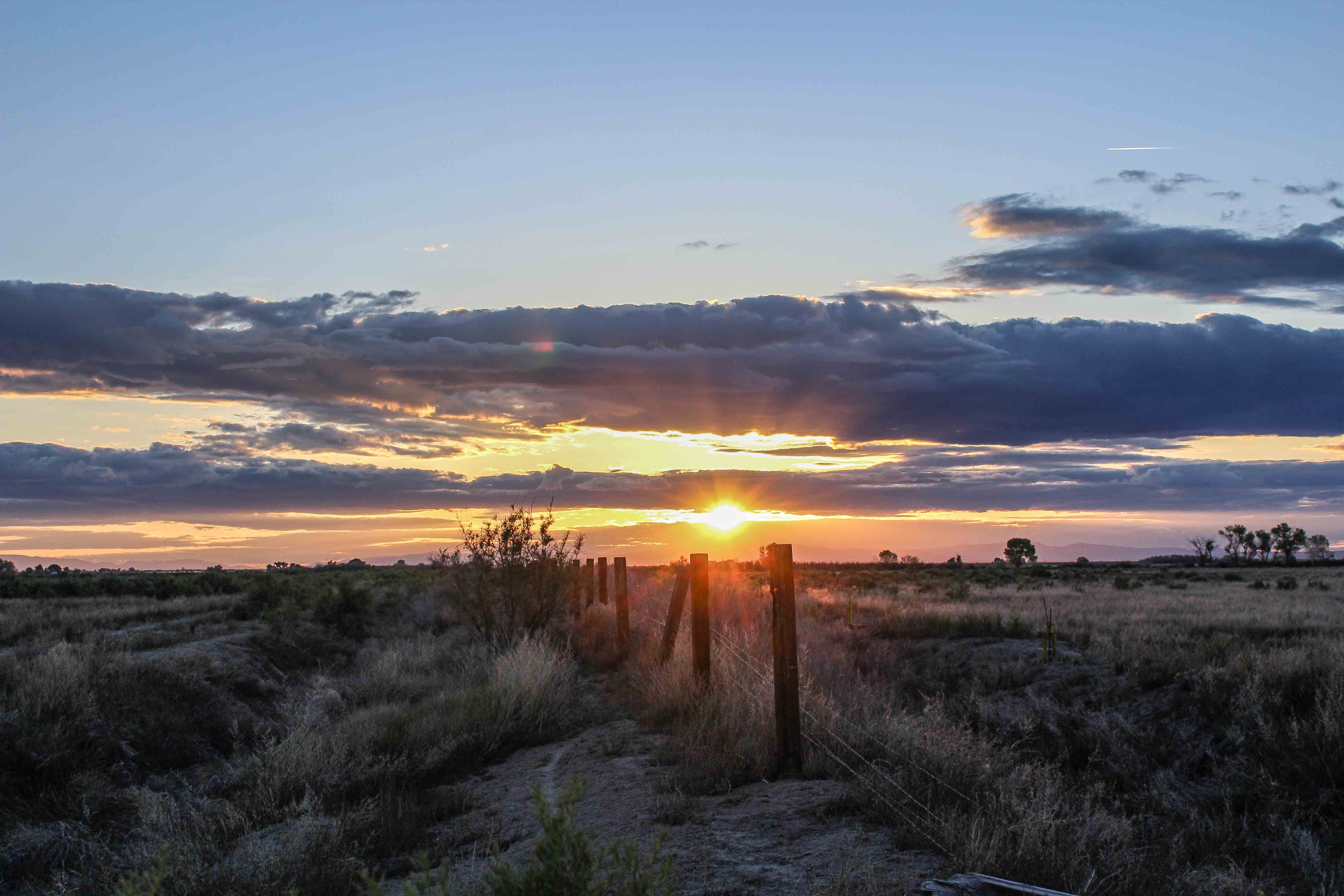 Catch a Sunset at the Stillwater National Wildlife Refuge, Fallon, Nevada