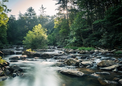 Hike the Beech Bottom Trail to Jacks River Falls , Beech Bottom Trailhead