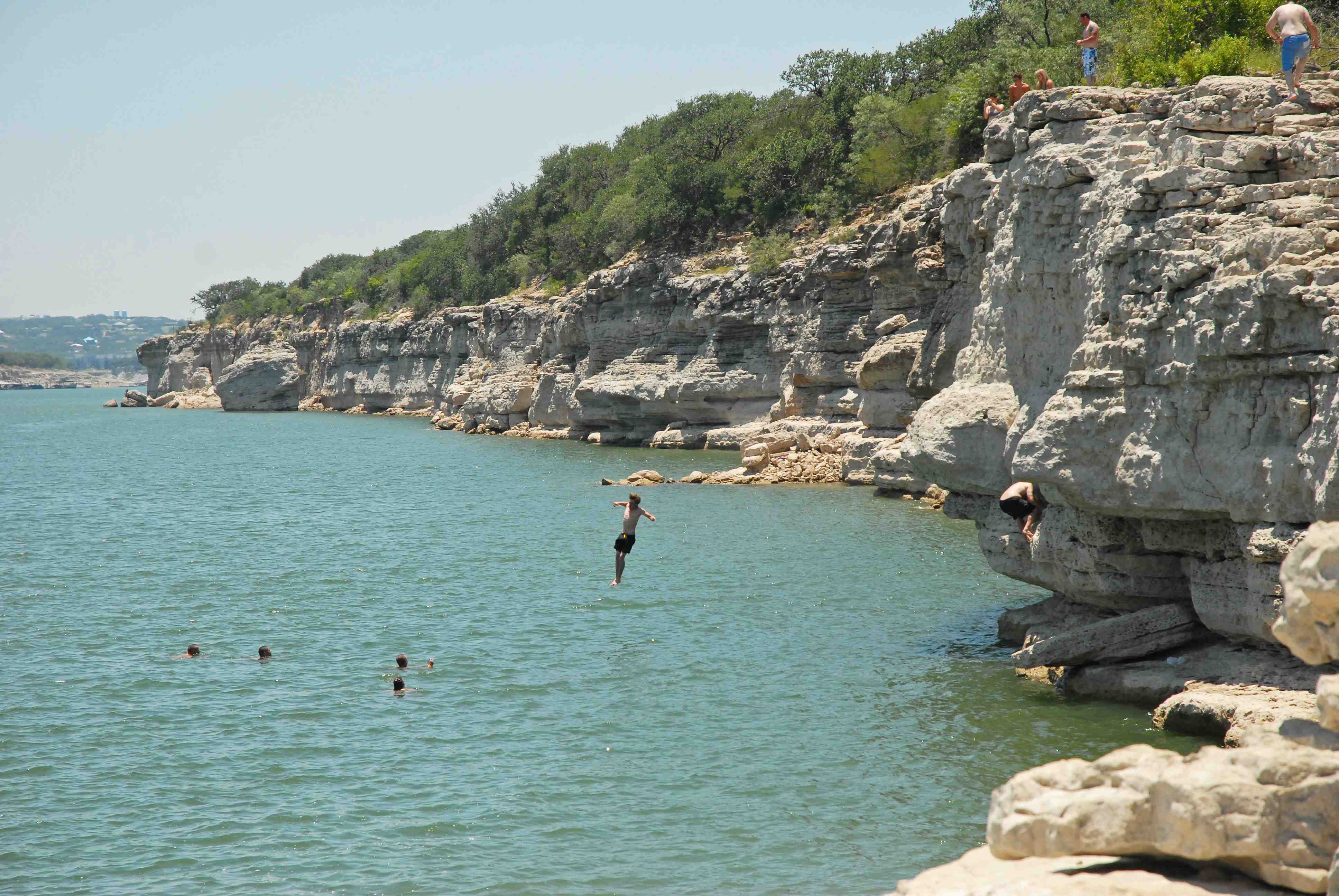 Photos: Cliff Jump at Lake Whitney, Clifton, Texas
