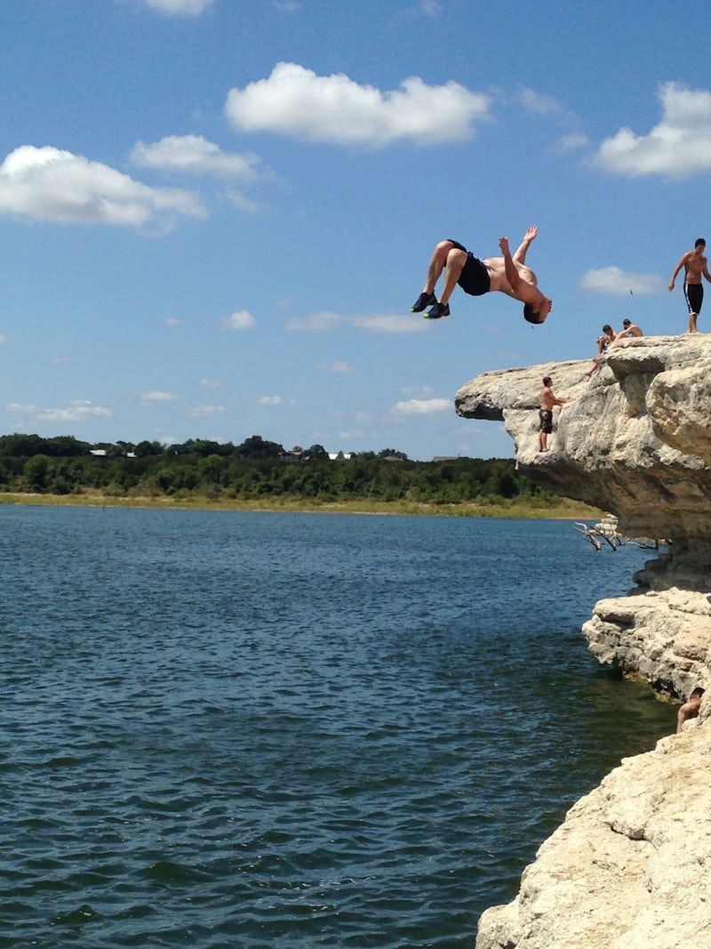 Photo of Cliff Jump at Lake Whitney