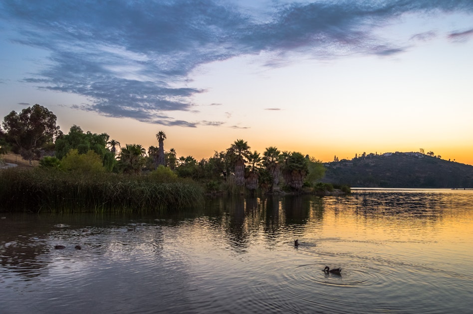 Catch a Sunset at Lake Murray, La Mesa, California
