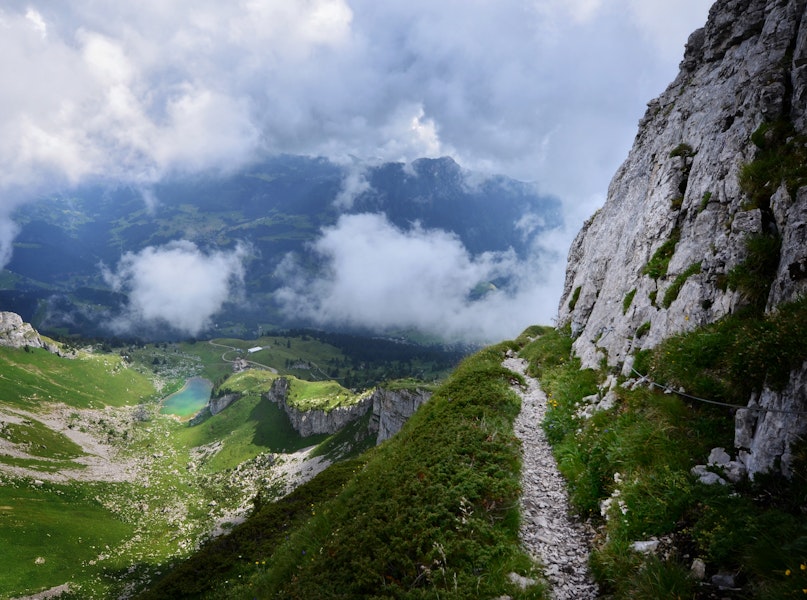 Climbing to Mesmerizing Views in the Swiss Alps