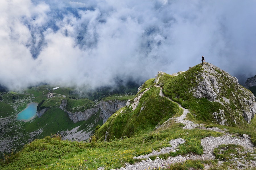 Climbing to Mesmerizing Views in the Swiss Alps