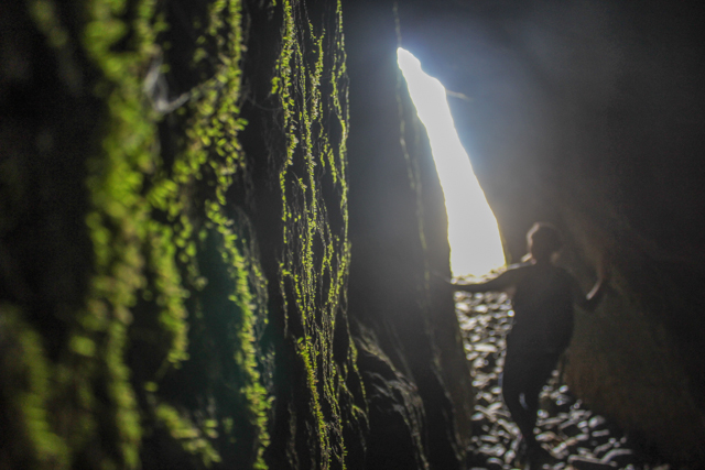 Photos: Hug Point Waterfall and Cave, Arch Cape, Oregon