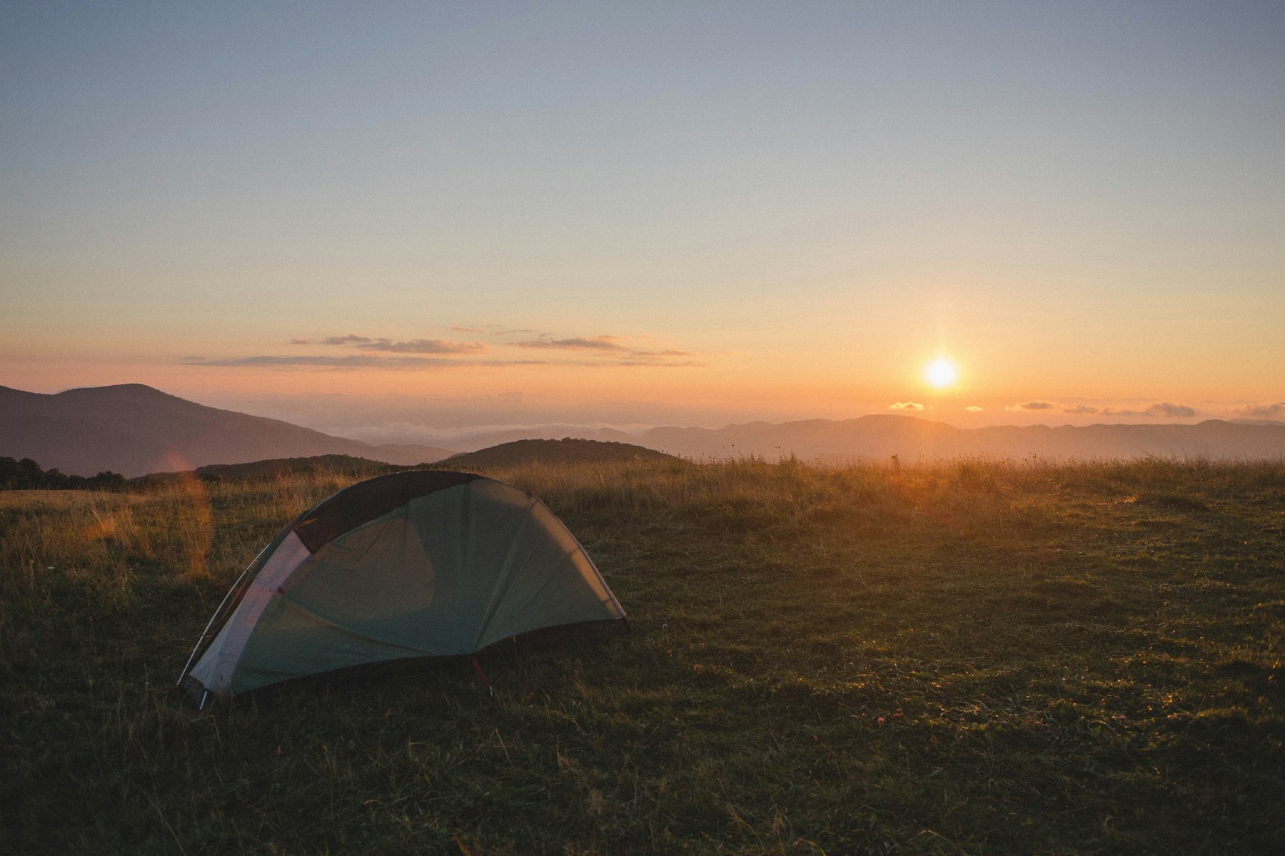 Solo Camping on Max Patch Mountain