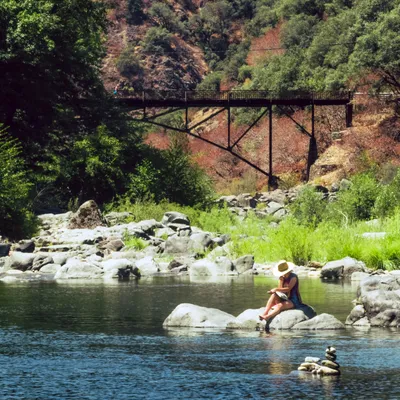 Swim at Edwards Crossing on the South Yuba River, Edwards Crossing