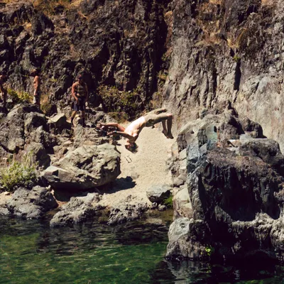 Swim at Edwards Crossing on the South Yuba River, Edwards Crossing