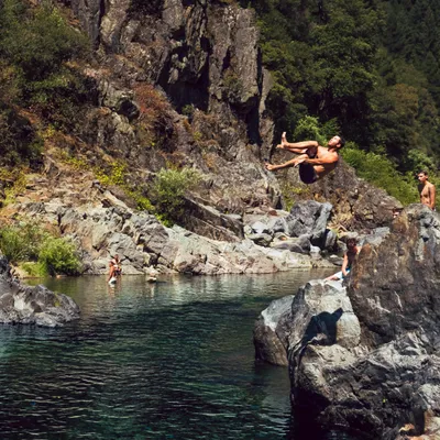 Swim at Edwards Crossing on the South Yuba River, Edwards Crossing