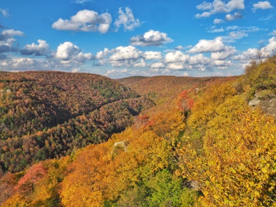 Hike to Lindy Point in Blackwater Falls State Park, Lindy Point Parking Lot