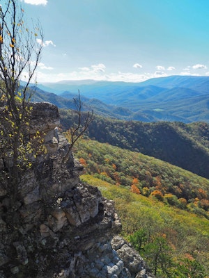 Hike to Chimney Rock in the Monongahela National Forest, Landis Trail