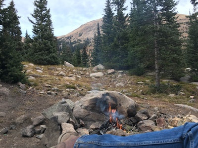 Camp at Jones Pass, Jones Pass Road