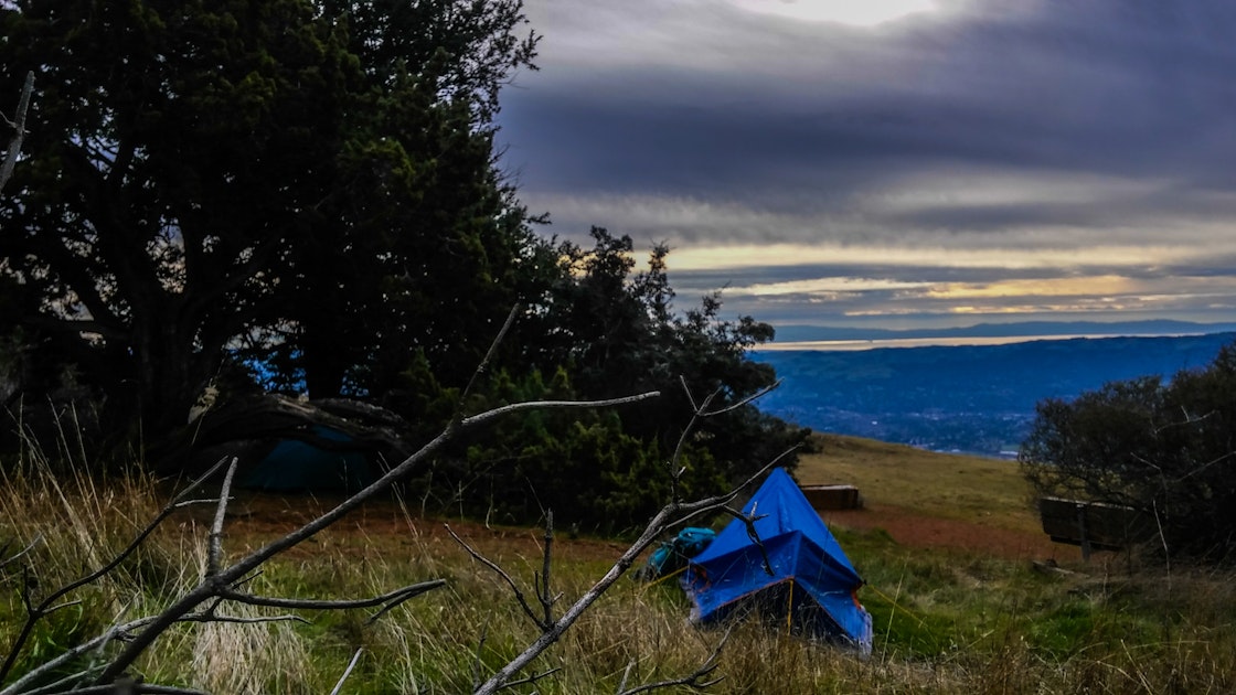 Camp at Juniper Campground in Mount Diablo SP, Walnut Creek, California