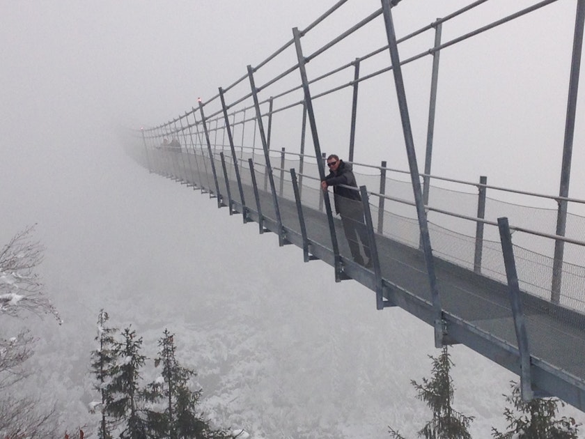 Hike along Highline179, Highline 179