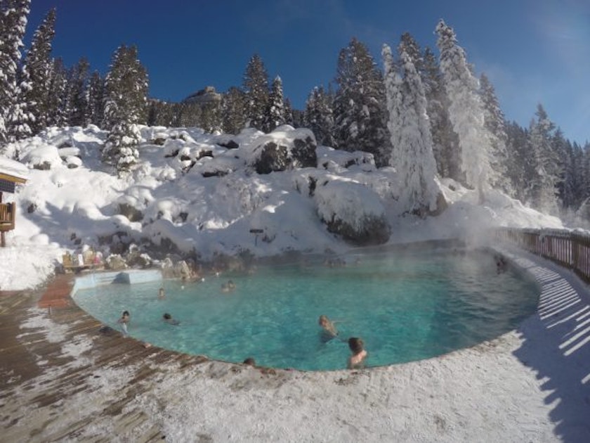 Soak at Granite Hot Springs, Granite Hot Springs turnout