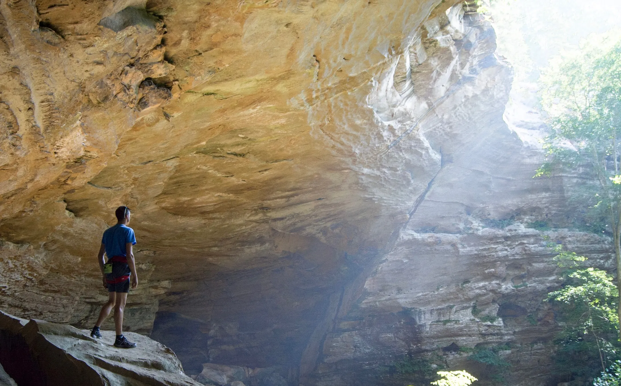 Climb at the Motherlode in Red River Gorge, Beattyville, Kentucky