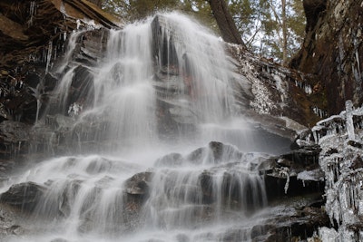 Hike to Angel Falls in Loyalsock State Forest, Ogdonia Road Parking