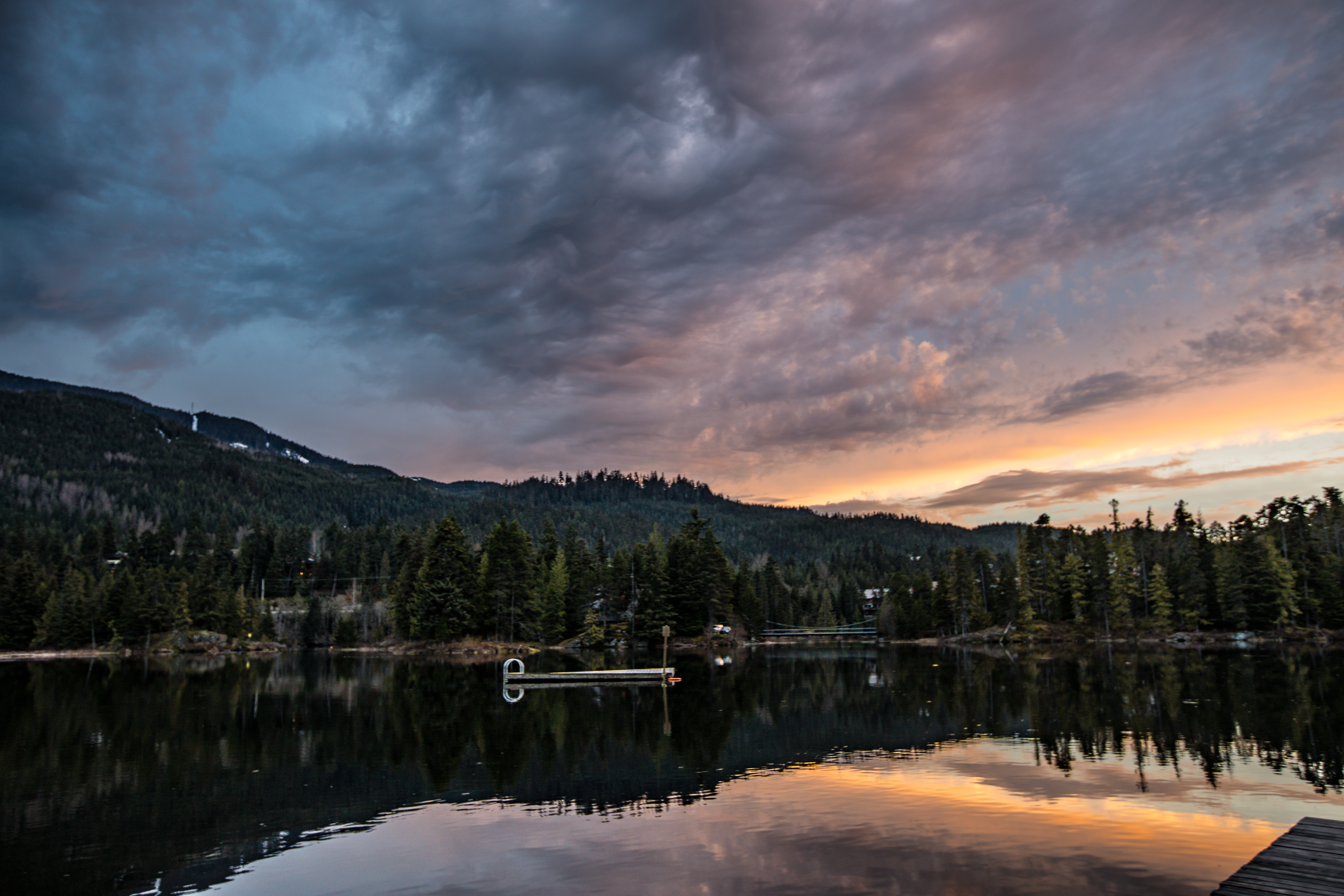Relax at Alpha Lake Park, Whistler, British Columbia