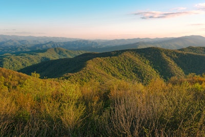 Camp at Unaka Mountain Overlook, Unaka Mountain Overlook