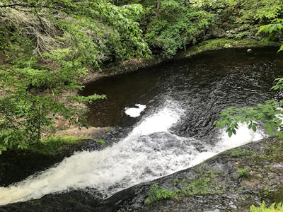 Hike to Indian Ladder Falls Along Hornbecks Creek, Emery Rd Pull-Off