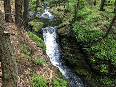 Hike to Indian Ladder Falls Along Hornbecks Creek, Emery Rd Pull-Off
