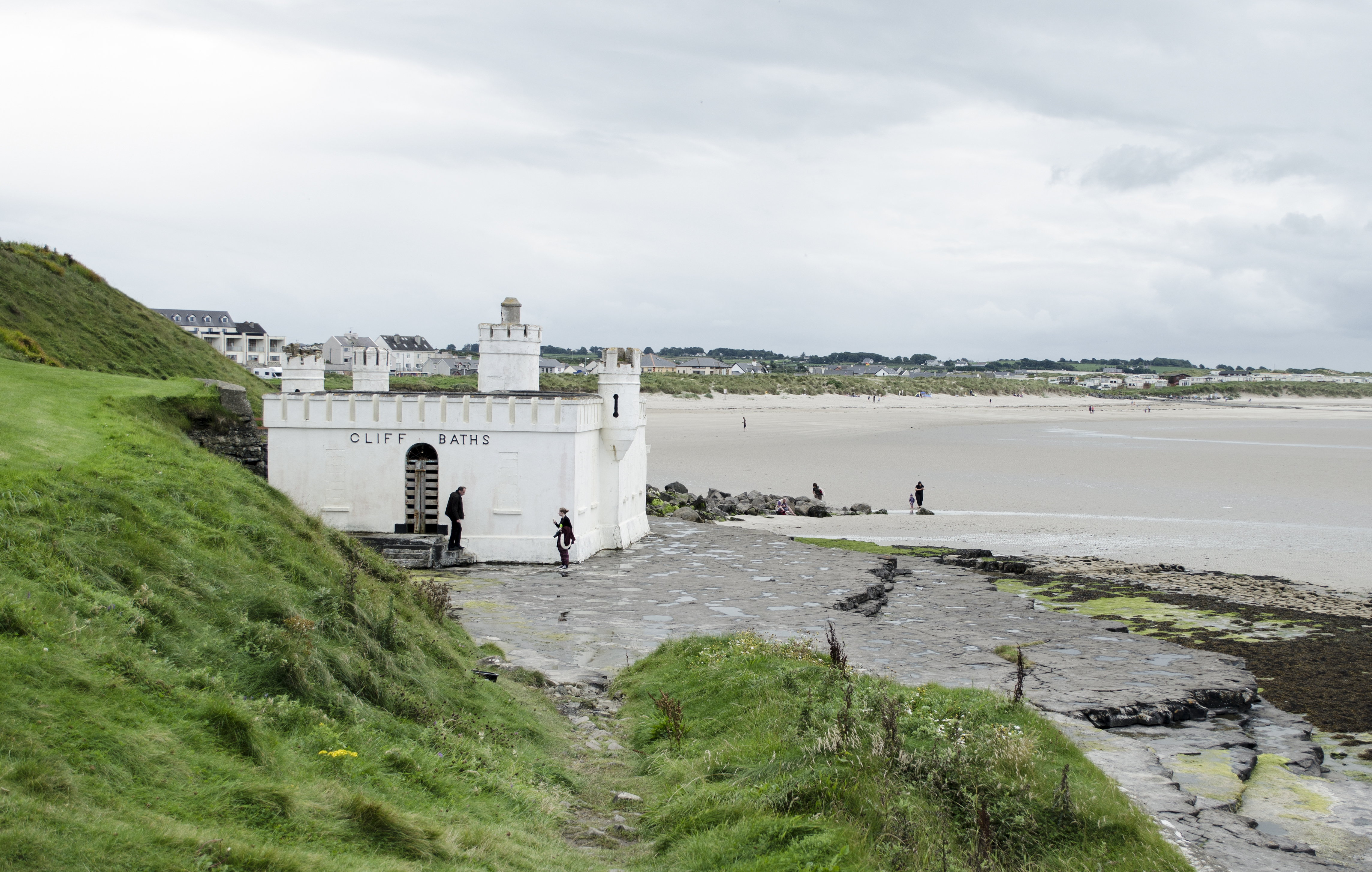 Explore the Old Cliff Baths of Enniscrone, Enniscrone, Ireland