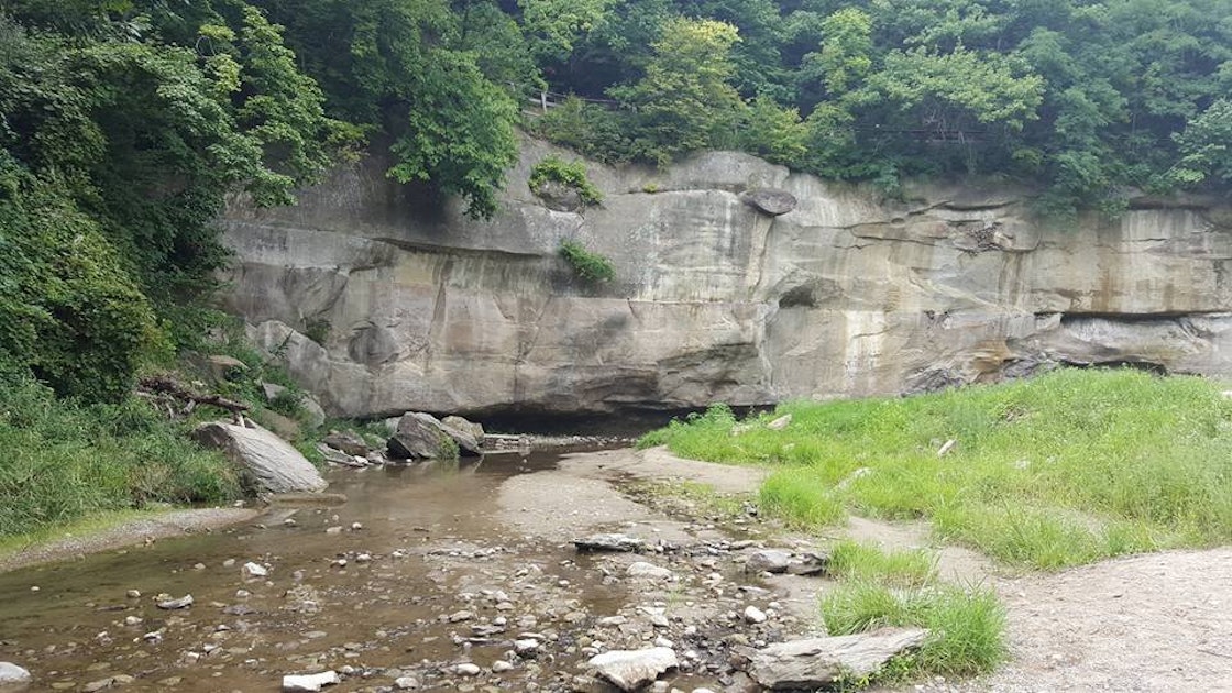 Hike Ledges State Park's Canyon Road, Boone, Iowa