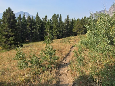 Backpack to Poia Lake, Glacier NP, Apikuni Falls Trailhead