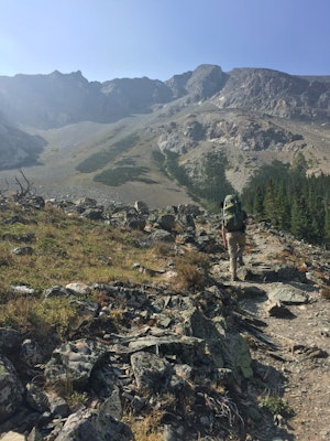 Backpack to Poia Lake, Glacier NP, Apikuni Falls Trailhead