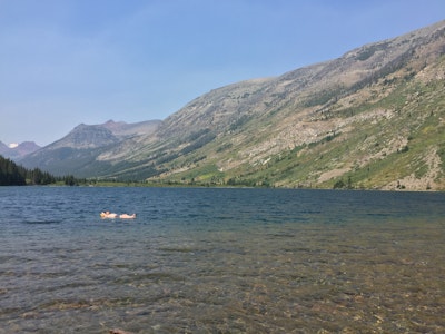 Backpack to Poia Lake, Glacier NP, Apikuni Falls Trailhead